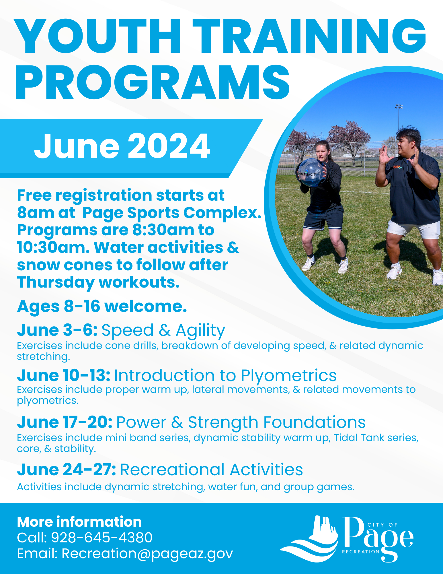 Summer Youth Training Programs – City of Page