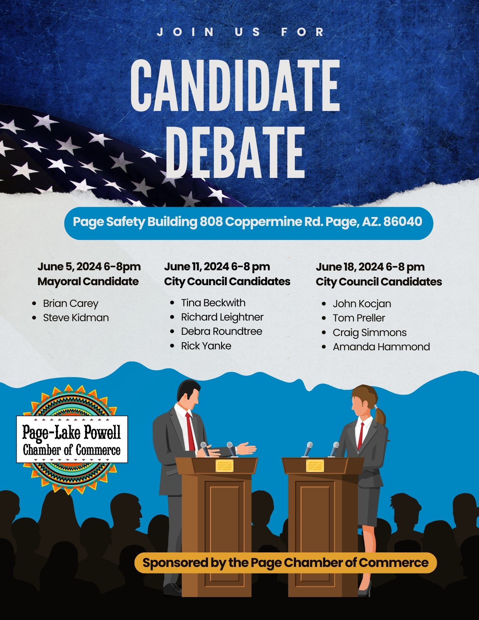Mayoral and Council Candidate Debates – City of Page